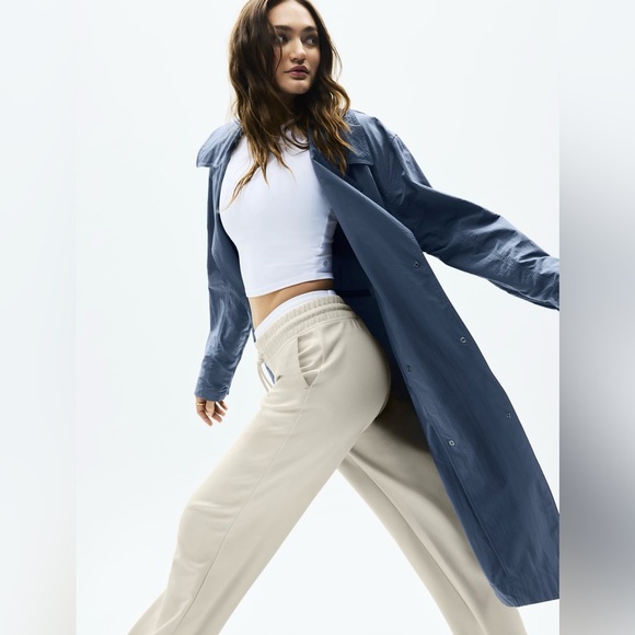 Athleta | Jackets & Coats | Athleta Luna Trench Coat Shadow Blue | Poshmark